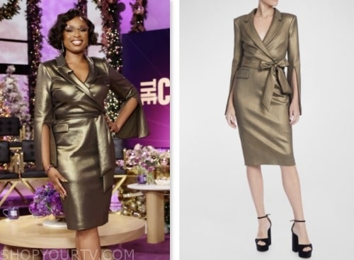 The Jennifer Hudson Show December 2023 Jennifer Hudsons Gold Metallic